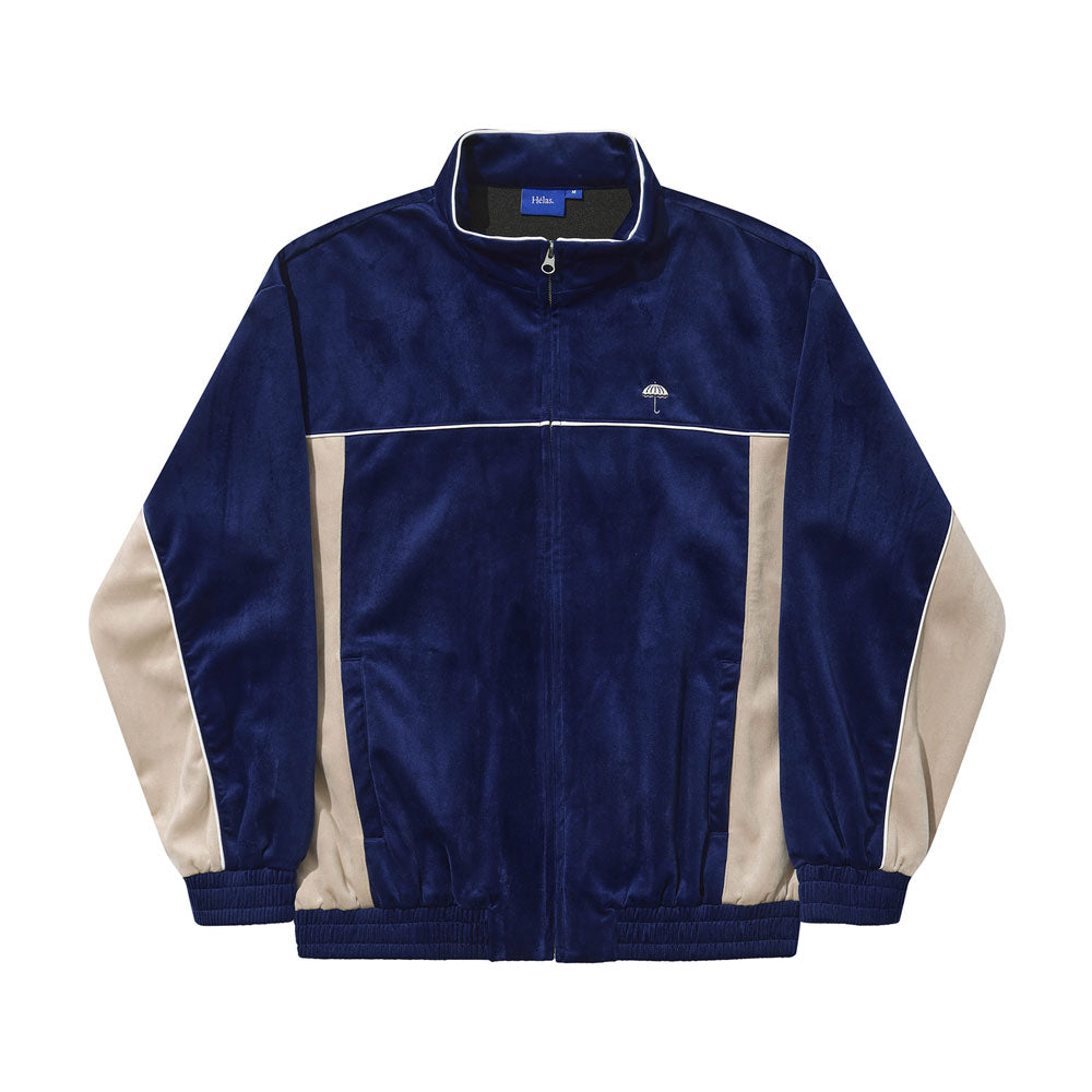 Helas 'Donny' Tracksuit Jacket (Navy / Beige) | Cardiff Skateboard Club