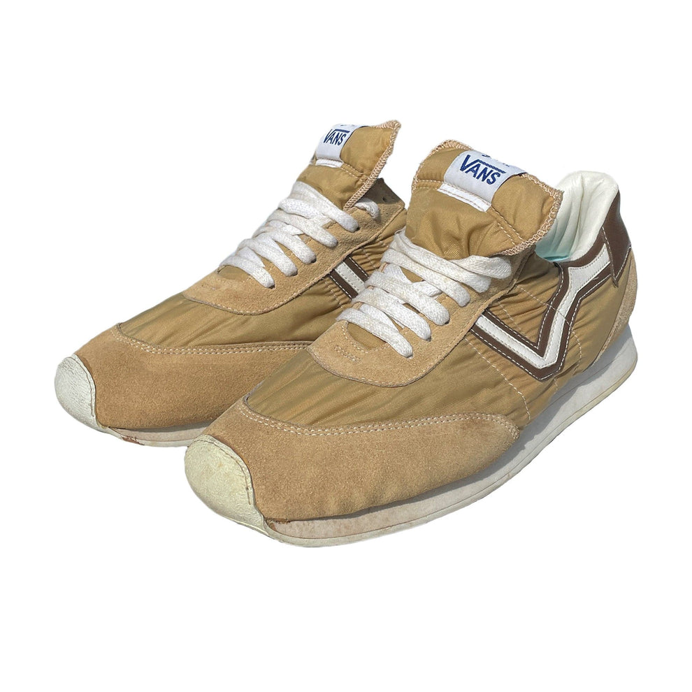 Vans Serio Style (Sand/Brown/White) VINTAGE 80s | Cardiff Skateboard Club