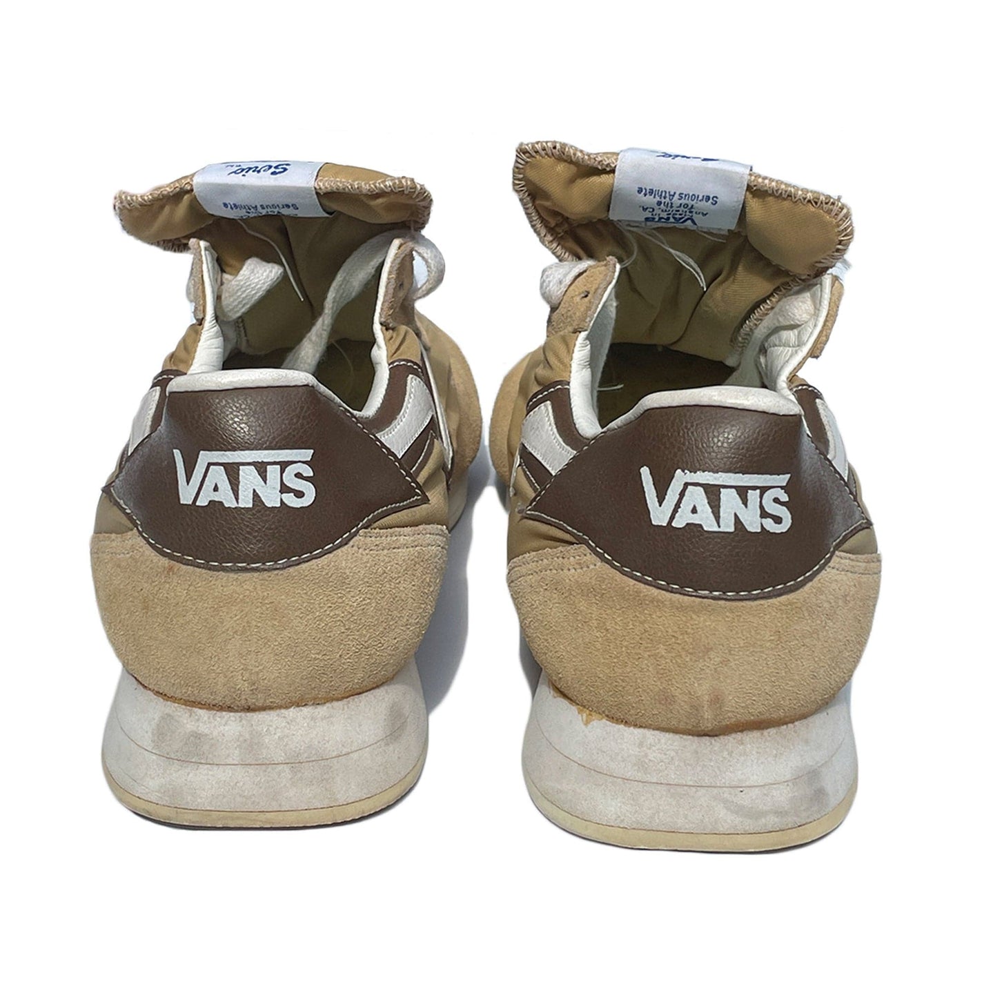 Vans Serio Style (Sand/Brown/White) VINTAGE 80s | Cardiff Skateboard Club